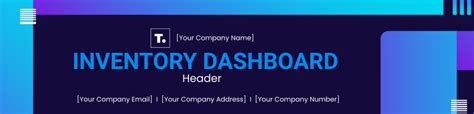 free inventory dashboard header template to edit online