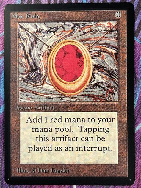 Mox Ruby Leb 265 Bootleg Mage