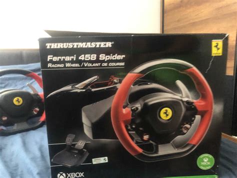 Волан с педали за игра Thrustmaster Ferrari 458 Spider за Xbox One с Ново село • Olx Bg