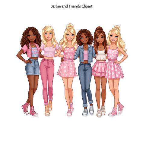 Free Barbie Vector Clipart Png Svg To Edit Online