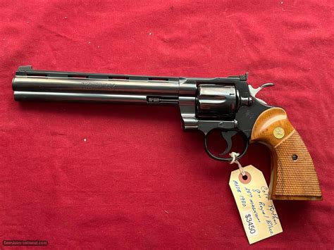 Colt Python Revolver 8 Blue Made 1980