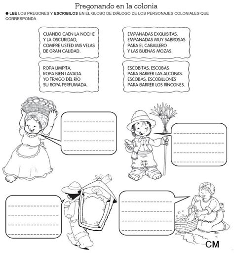 Venddelabmp 842×908 Pregones Para Niños Epoca Colonial 25 De