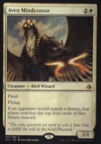 Aven Mindcensor Amonkhet 5 Magic The Gathering Nm R151 Ebay