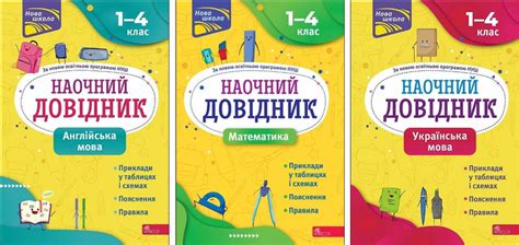 Книга Наочні довідники 1 4 клас Комплект з 3 х зошитів О Жукова І Марченко О Медведь