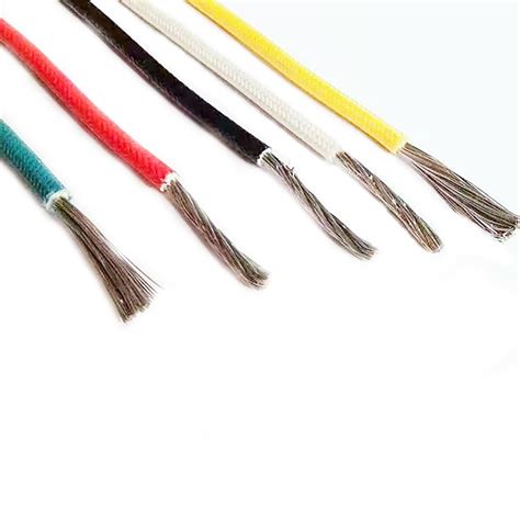 Agrp 8 10 12 14 16 20 Awg Gauge Fiberglass Braided Flexible Silicone