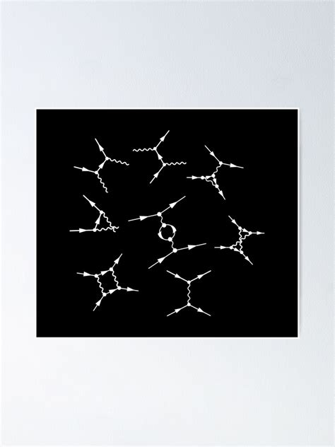 Feynman Diagrams Quantum Field Theory Basics Poster For Sale By Sciencecorner Redbubble
