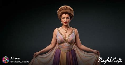 Majel Barrett As Lwaxana Troi Betazoid Star Trek Ai Art