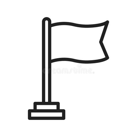 Flag Icon Vector Image Stock Vector Illustration Of Flag 278304375