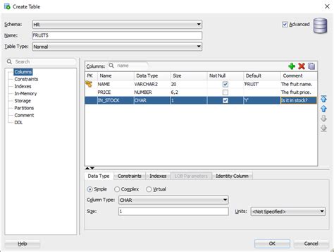 SQL Developer Create Table Example How To SOP