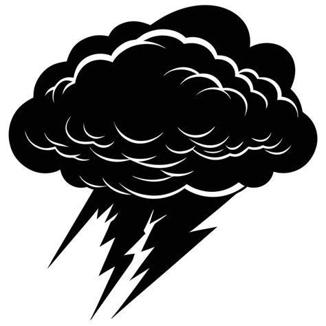 Storm Clouds Silhouetted With Dramatic Lighting 53548788 Vector Art At