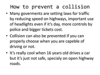 Traffic Collision PPT
