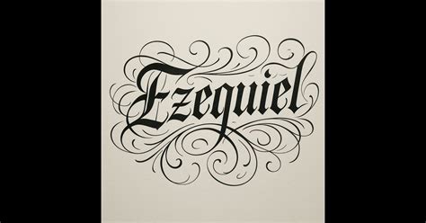 Caligrafía Elegante De Ezequiel Mexican Calligraphy Font Mexican