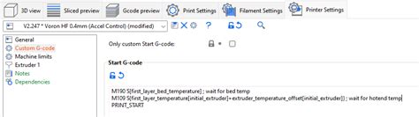 Controlling Temperature G Code Order Ellis Print Tuning Guide