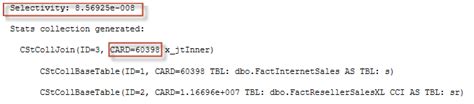 Join Estimation Internals In SQL Server