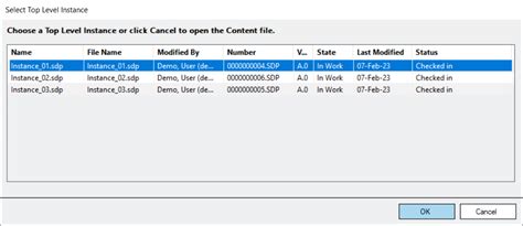 Managing Top Level Instances