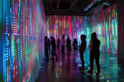 Examine The Synchronized Choreography Of Binary Co Generative Ai Premium Ai Generated Image