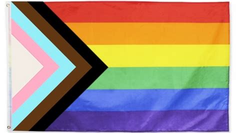 Progressive Pride Flag OUT FRONT