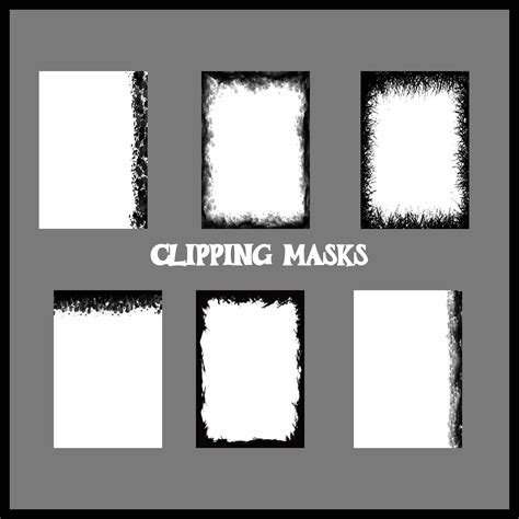 Clipping Masks Bundle 1 Thecheekywitch
