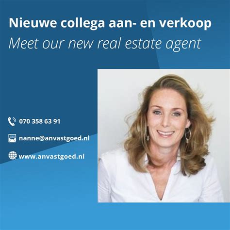 Ons Team Is Uitgebreid Met Een Bekend Gezicht In De Haagse Makelaardij Nancy Doon
