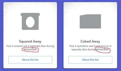 Hat Description To Be Updated As Winter Bash Instead Of WinterBash Meta Stack Exchange