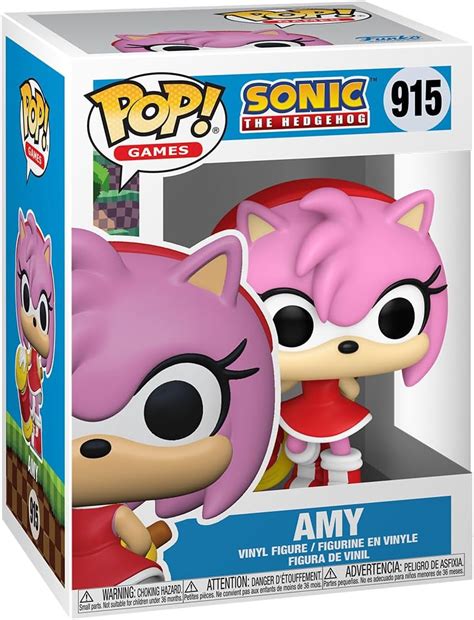 Funko Pop Games Sonic Amy Rose Sonic The Hedgehog Figuras