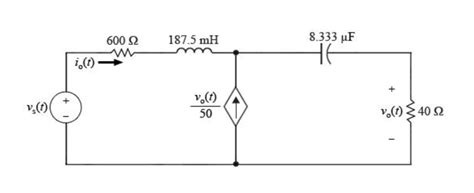 Solved Find The Steady State Time Domain Quantities For The