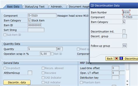 Concept Of Discontinuation Data Material Master Sap Community