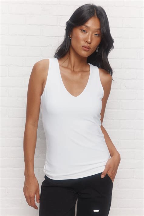 Maureen Camisole Blanche Réversible Joelle Femme