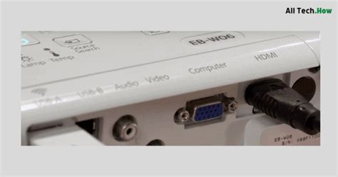 How To Fix Epson Projector No Signal Error On HDMI Input