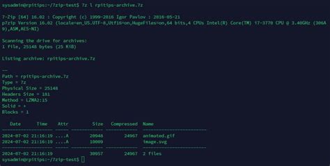 How To Use ‘7z The Complete Linux Command Guide Raspberrytips