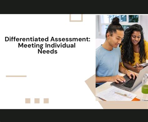 Differentiated Assessment Meeting Individual Studyx