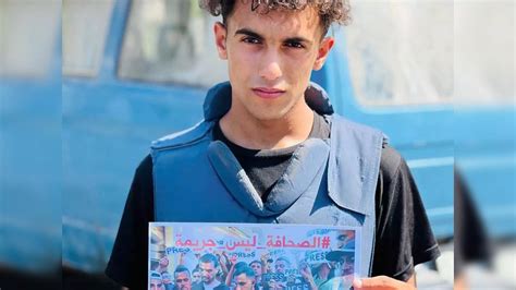 Who Was Hassan Hamad 19 Year Old Palestinian Journalist Killed In Israeli Strike Times Now
