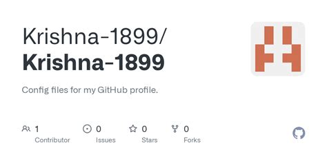 Github Krishna 1899krishna 1899 Config Files For My Github Profile