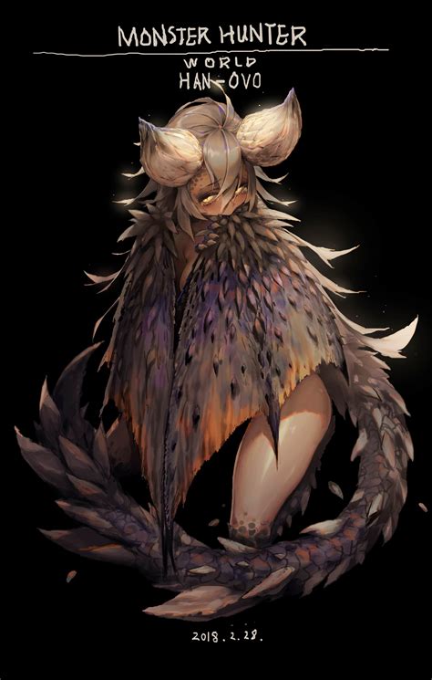 Amazing Nergigante Monster Girl Fanart By Han 0v0 Rmonsterhunter