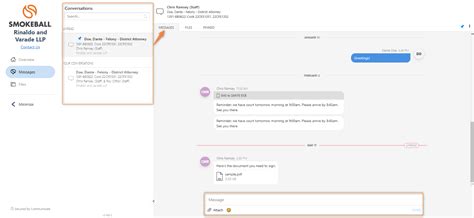 communicate client portal third party experience smokeball support hub
