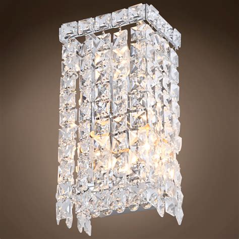 3 Light Chrome Wall Sconce With Crystals 700091 Buy Online At Wegotlites