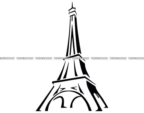 Eiffel Tower Svg Eiffel SVG Eiffel Cut File Eiffel DXF Etsy