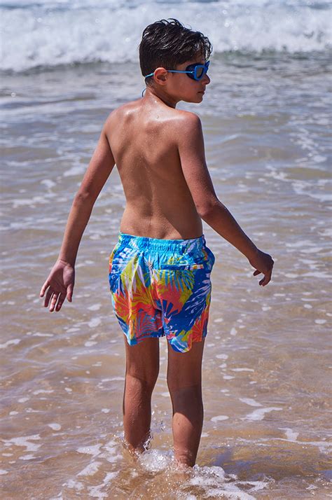 Speedo Boys Digi Printed 13 Watershort Multi Swimwear Galore Au