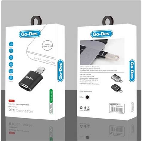 Go Des USB To Lightning OTG Converter Adapter GD CT056 Startech Store