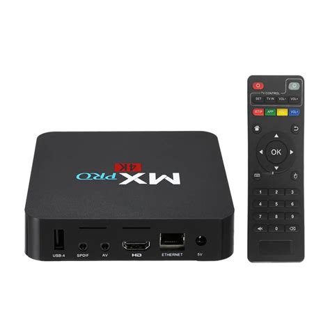 Smart Android TV Box Android 6 0 Amlogic S905W Quad Core UHD 1G 8G Mini PC WiFi H 265 DLNA