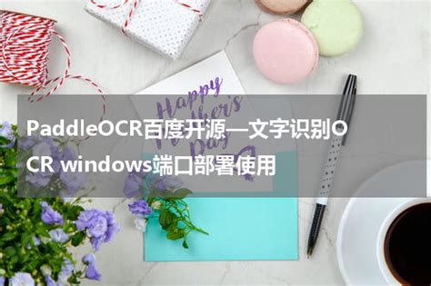 Paddleocr百度开源—文字识别ocr Windows端口部署使用