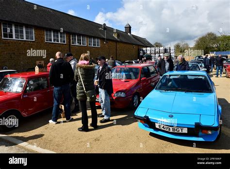 Bertone Torino Insignia Badge On The Front Of A Sports Car On Static Display At Hook Norton