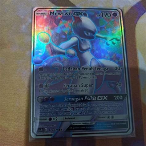 Promo Mewtwo Gx Sr Pokemon Tcg Indonesia Diskon 44 Di Seller Toys Tys Cengkareng Timur
