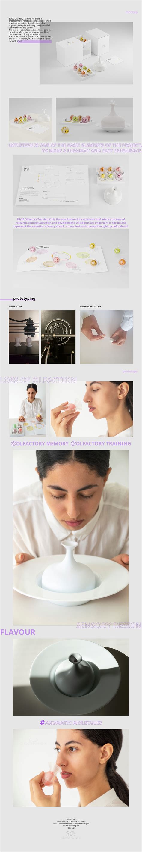 8020 Olfactory Training Kit Behance