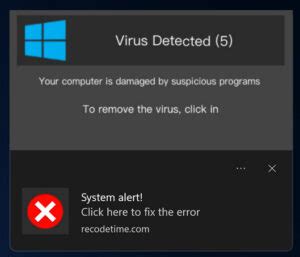 Remove Fake Windows Defender Pop Up Alerts Virus Removal