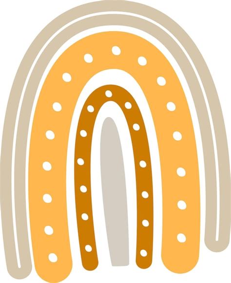 Doodle Do Tempo Do Arco íris Vetor Premium