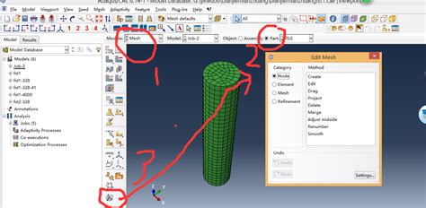 Abaqus节点重新编号方法 技术邻