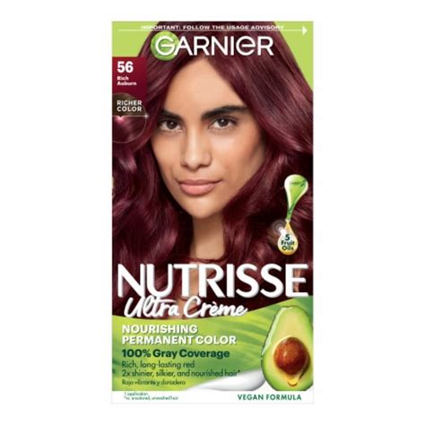 Garnier Nutrisse Nourishing Permanent Hair Color 56 Rich Auburn 1 Pce