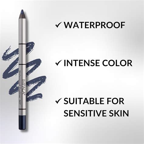 Impala Creamy Waterproof Metallic Navy Blue Eyeliner Pencil 307