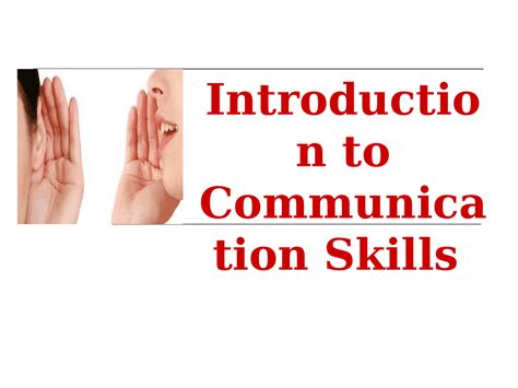 Introduction To Communication Part A Slides Communication And